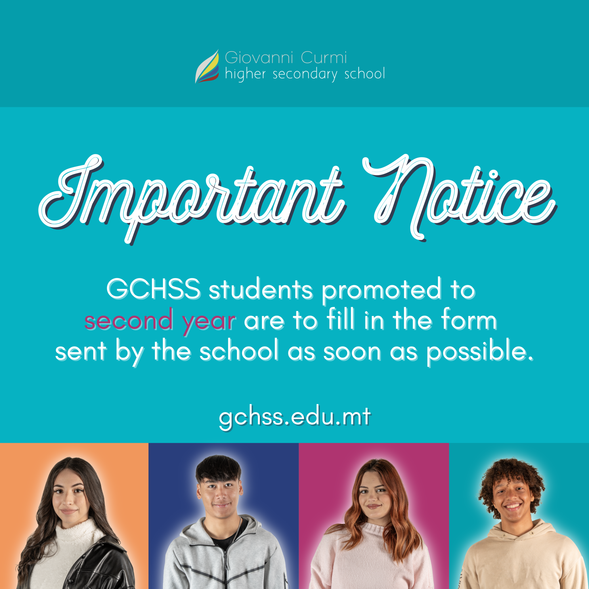 Promoted Students – Giovanni Curmi Higher Secondary