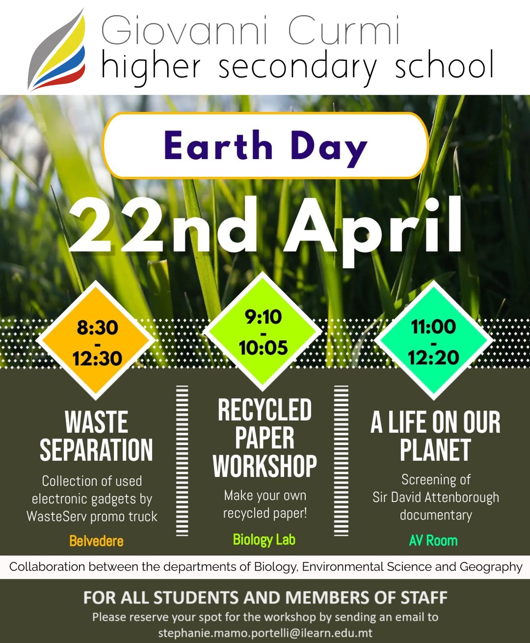 Earth Day 2024 – Giovanni Curmi Higher Secondary